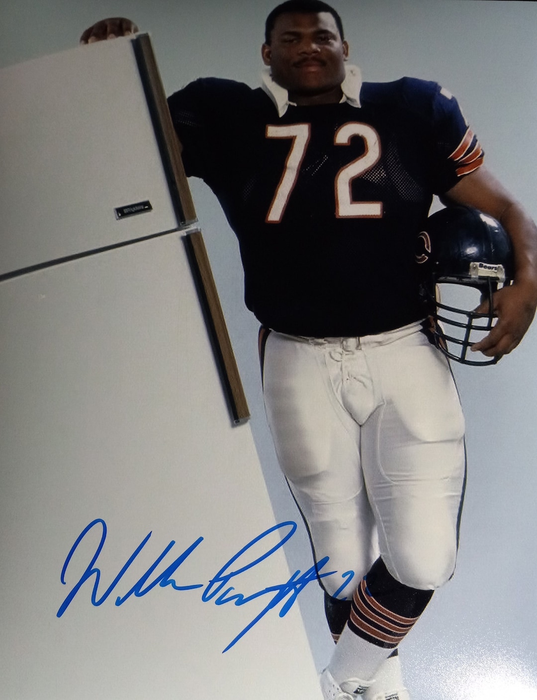 William "the Fridge" Perry Authentic Signed 8x10 Photo W/ Lighthouse ...