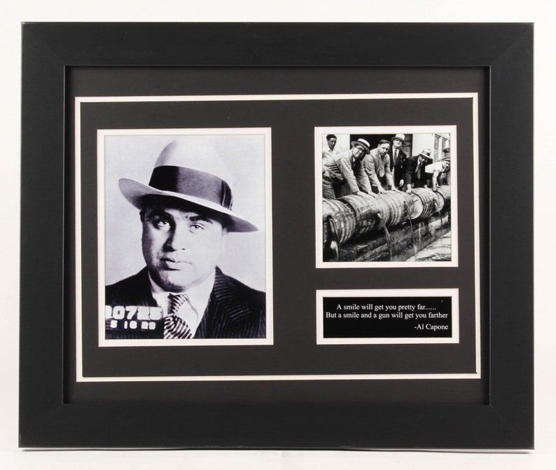 Al Capone Custom Framed Display 19 1/2" X 23 1/2" - Etsy
