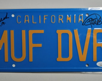 Cheech & Chong Authentic Signed License Plate W/ JSA | Etsy