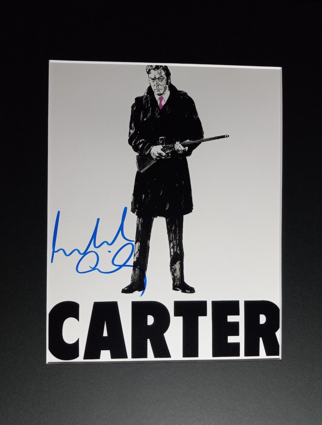 Michael Caine Signed 8x10 Photo With an 11x14 Frame Ready Matte + 3rd ...