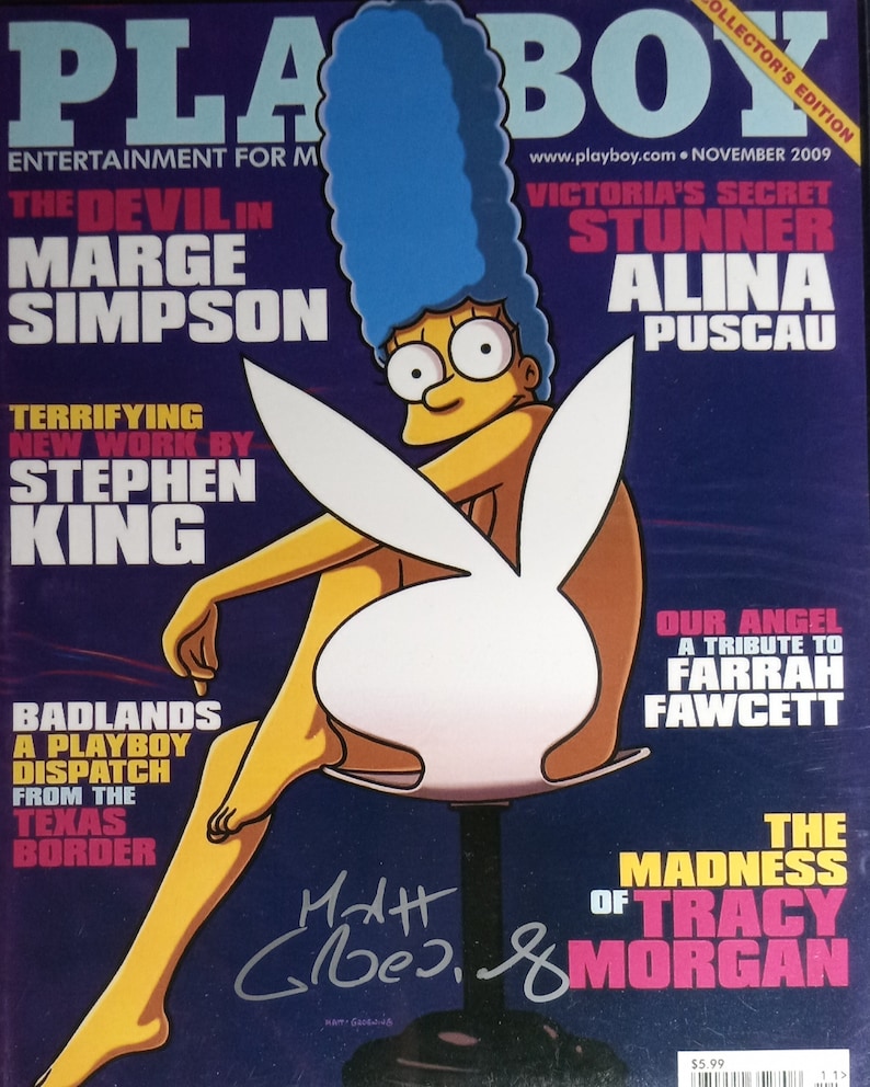 Matt Groening Authentic Signed 8x10 Photo W/ 3rd Party COA Authentication - Playboy - the ...