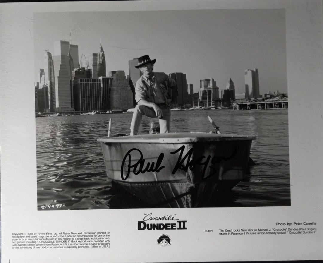 Paul Hogan Authentic Signed 8x10 Photo W/ A1COA - Crocodile Dundee II ...