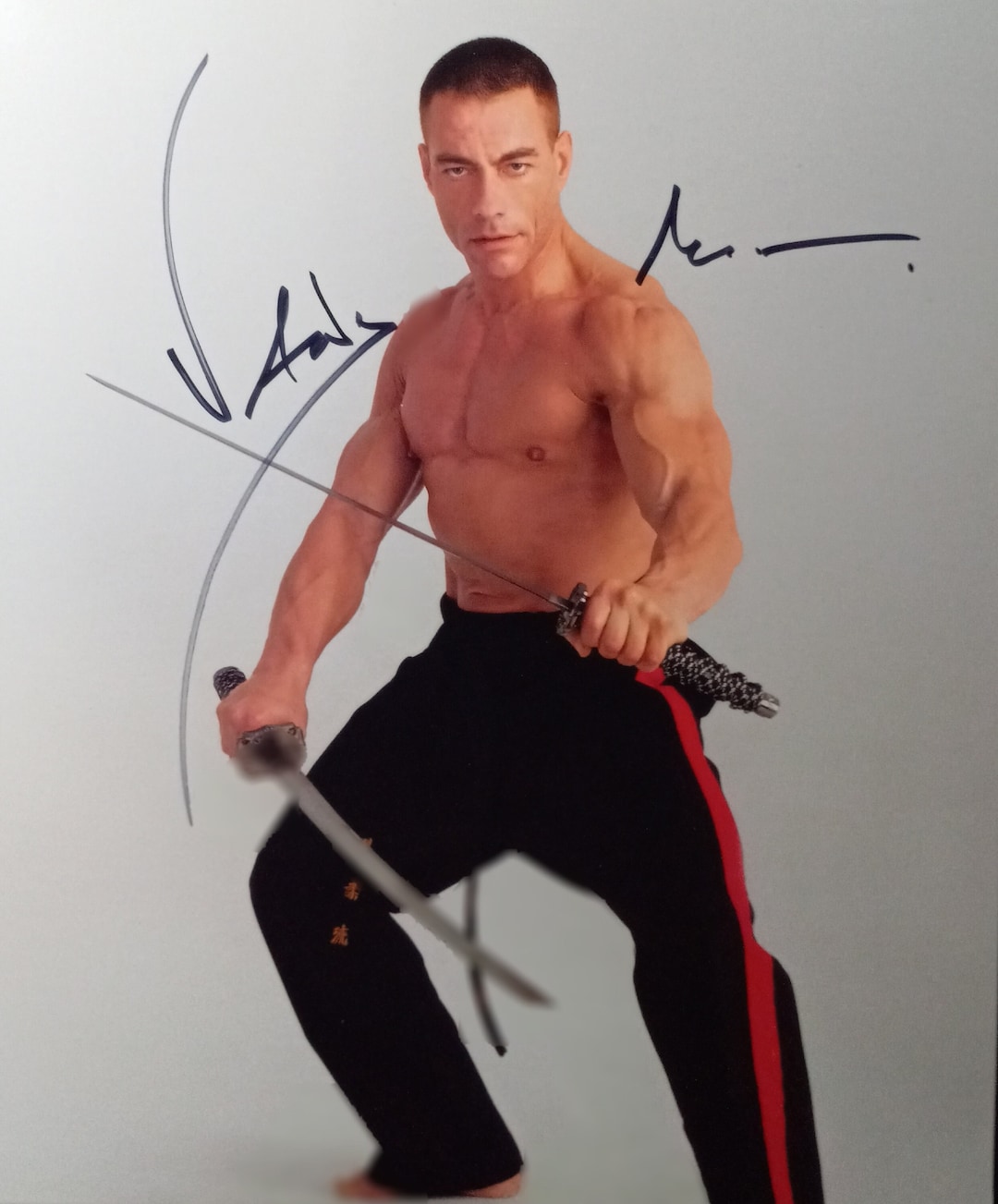 Jean-claude Van Damme Authentic Signed 8x10 Photo W/ 3rd Party ...