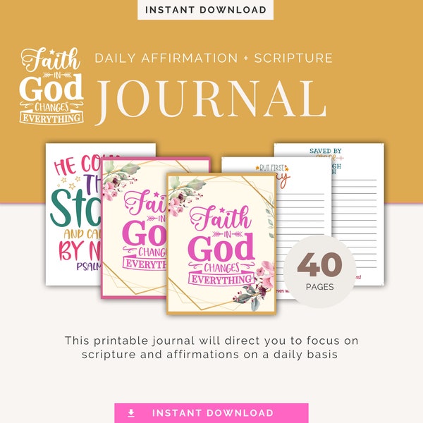 Prayer Journal Printable - Etsy