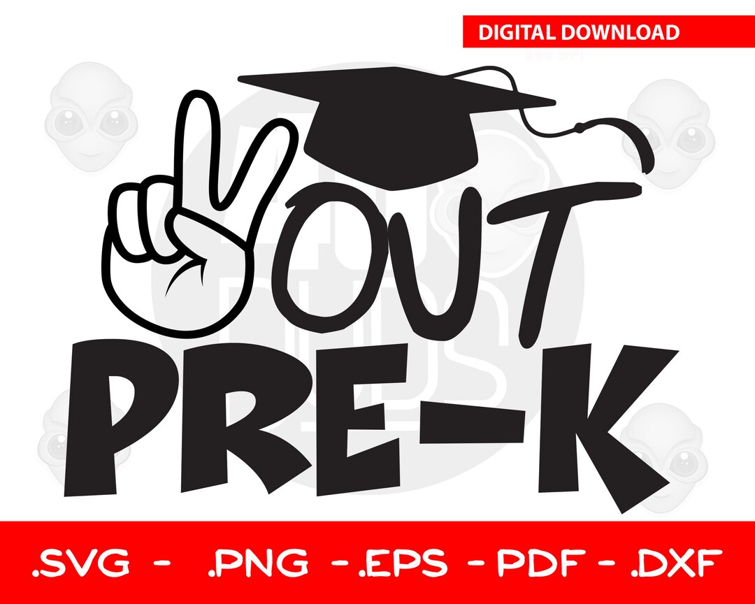 Peace Out Pre K Svg Peace Out Pre-k Svg Last Day of School - Etsy