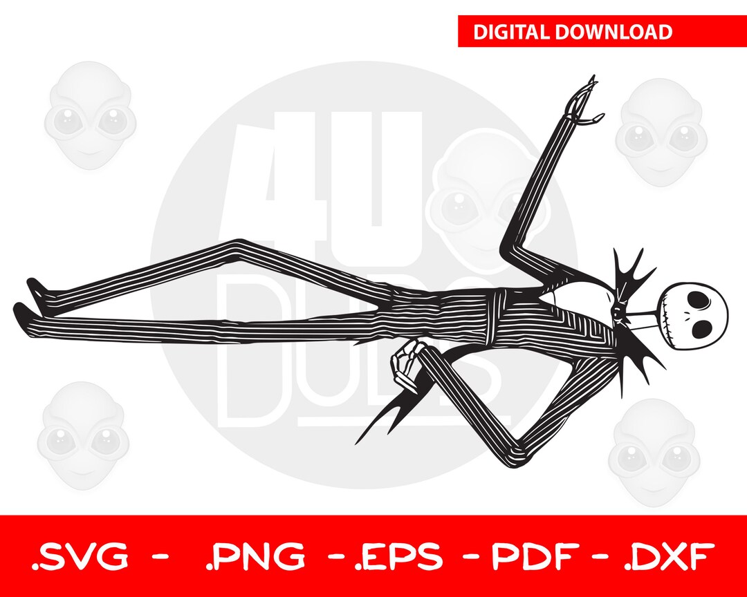 Jack skellington svg / Jack y tonto svg / Pesadilla antes de - Etsy México