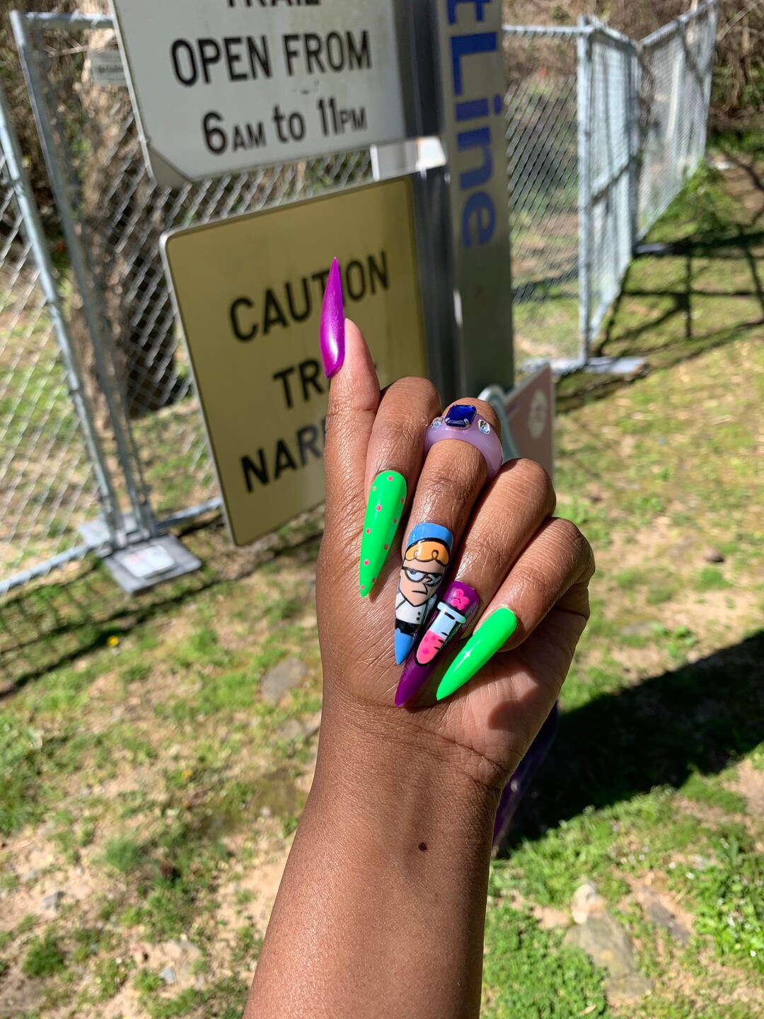 Dexter’s Laboratory Press on Nails - Etsy