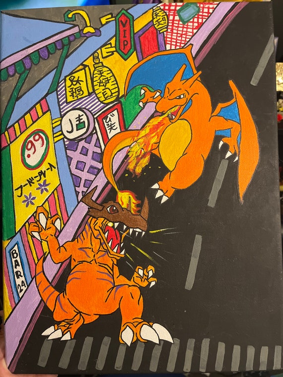 Charizard Vs. Greymon - Etsy