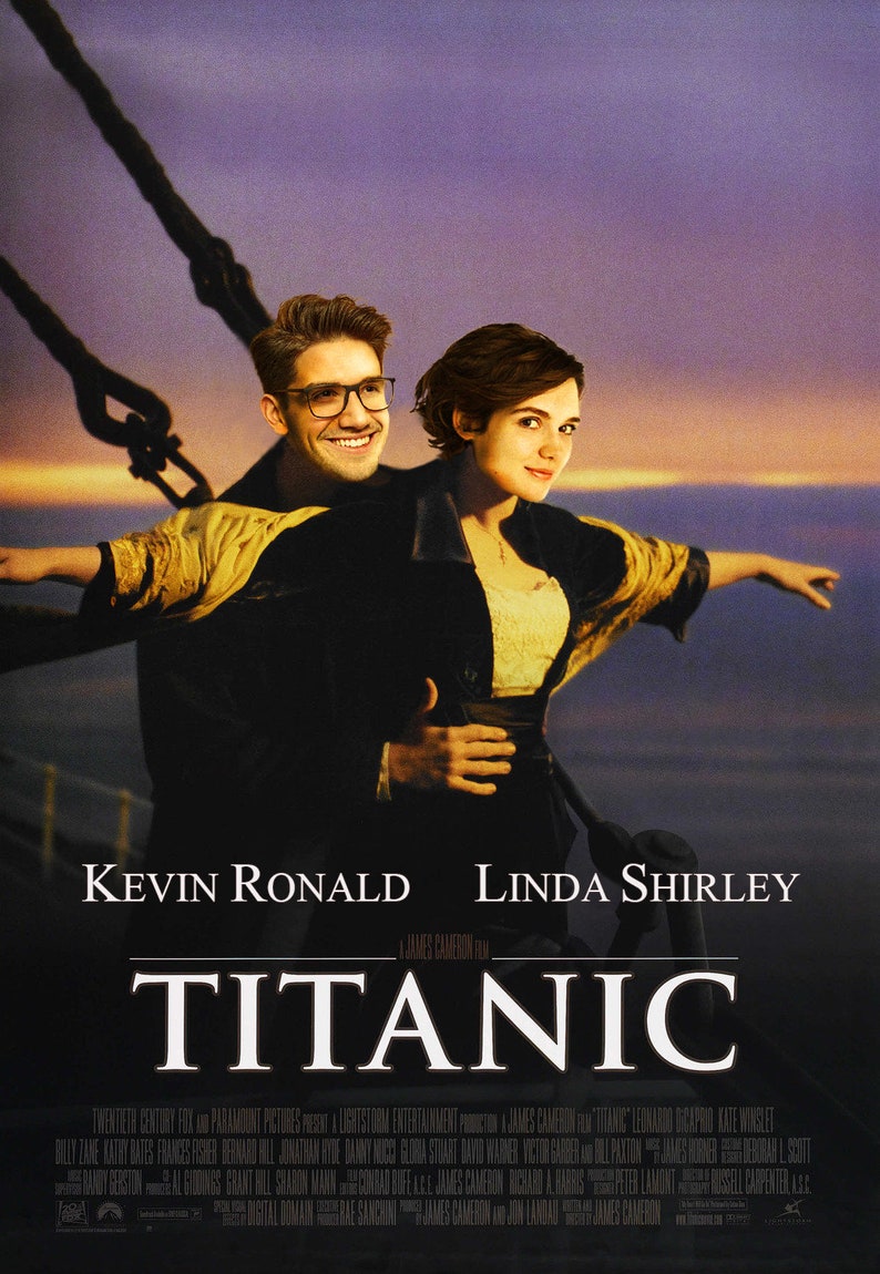 Custom Movie Portrait - Personalized Portrait - Canvas Print From Photo ...