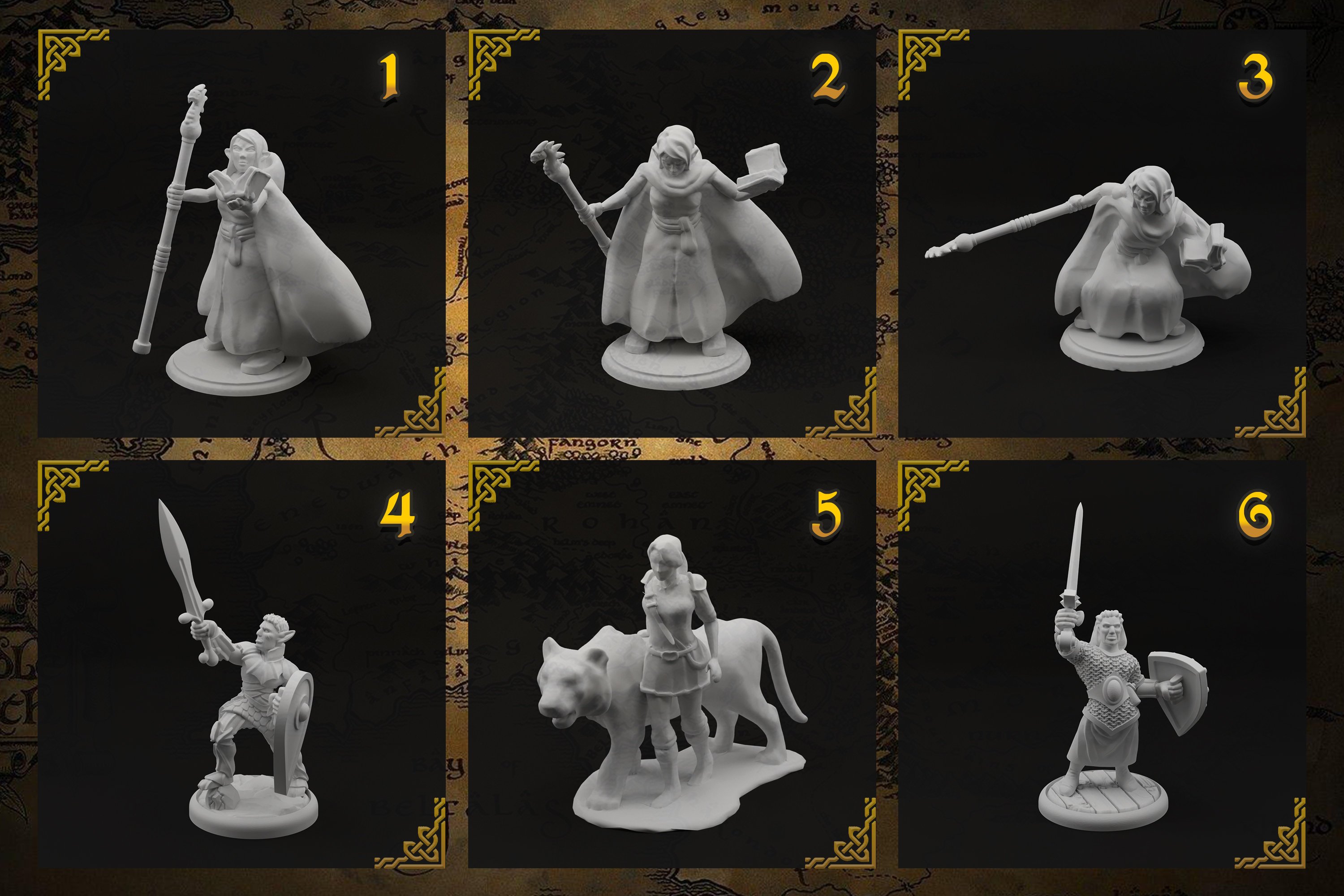 3D Custom Board Game Figurine Custom Figurine Figurine Statues and ...