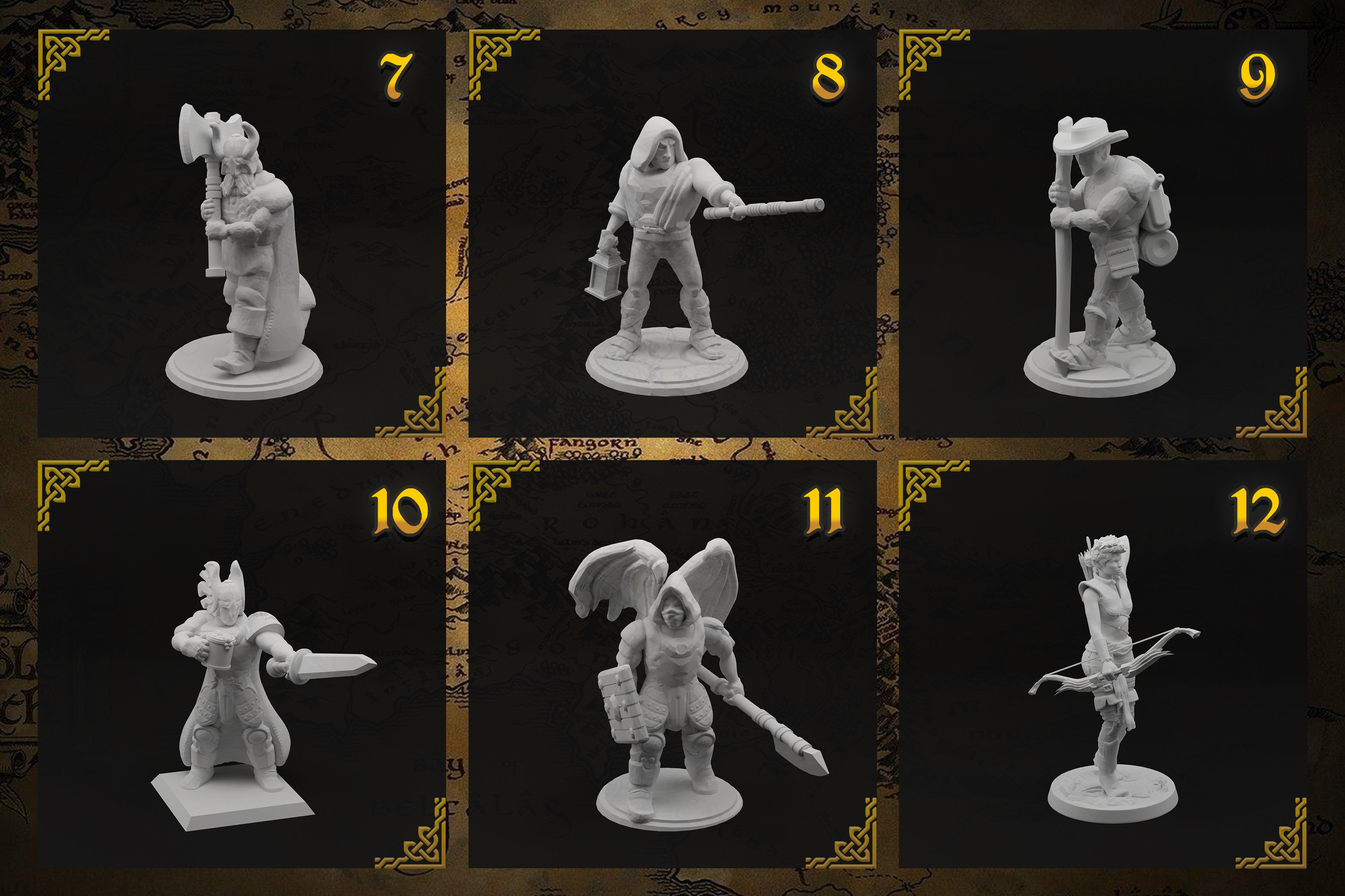 3D Custom Board Game Figurine Custom Figurine Figurine Statues and ...