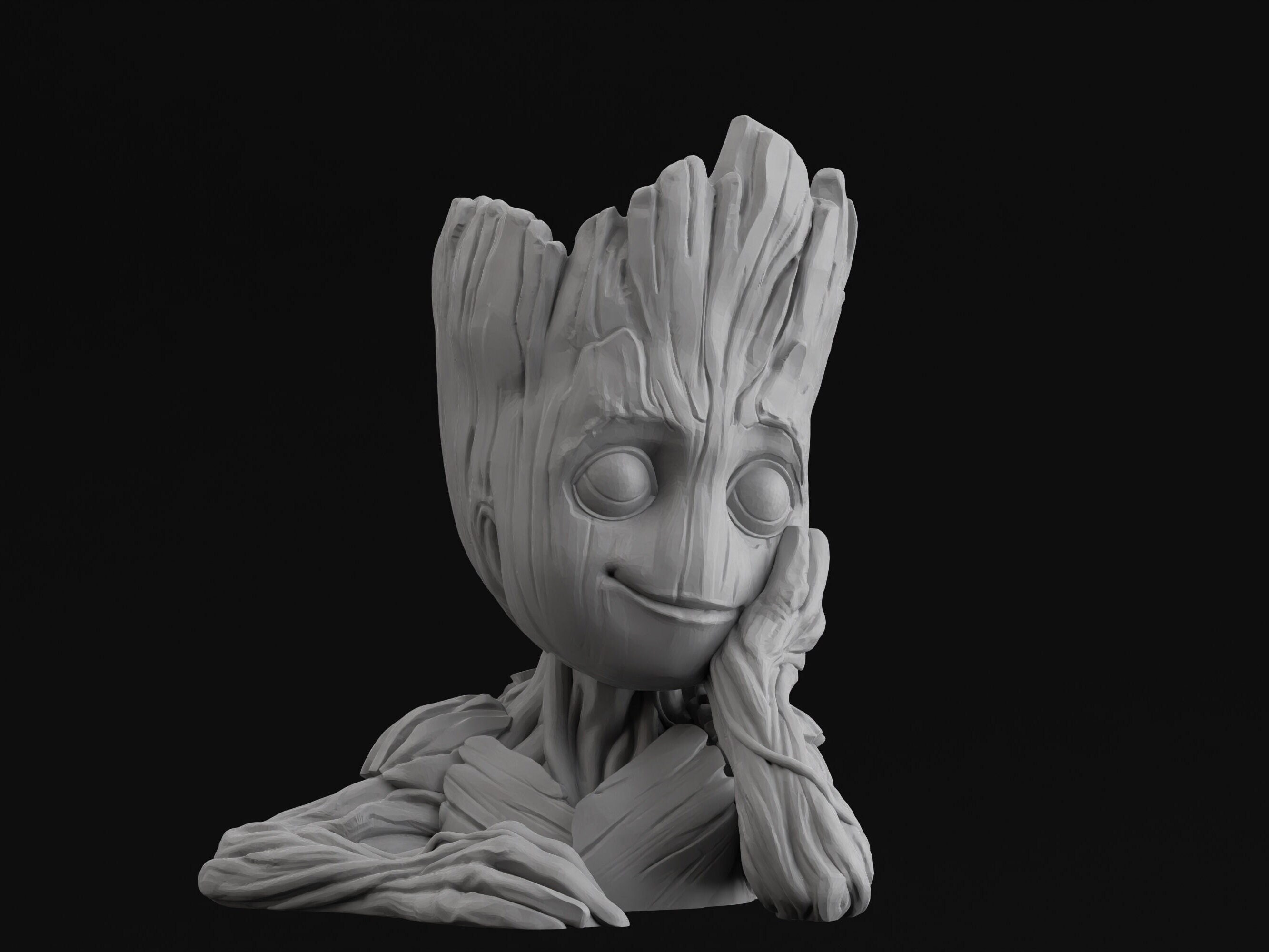 3D Groot Figurine - 3D Groot - 3D Figurine - Custom 3D Printing ...