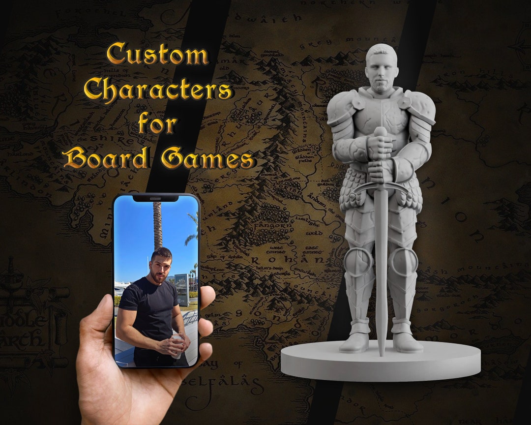 3D Custom Board Game Figurine - Custom Figurine - Figurine Statues and ...