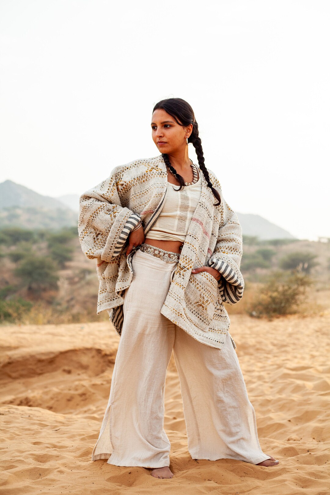 Handwoven Jute Vest - Organic Cotton Lining - Etsy