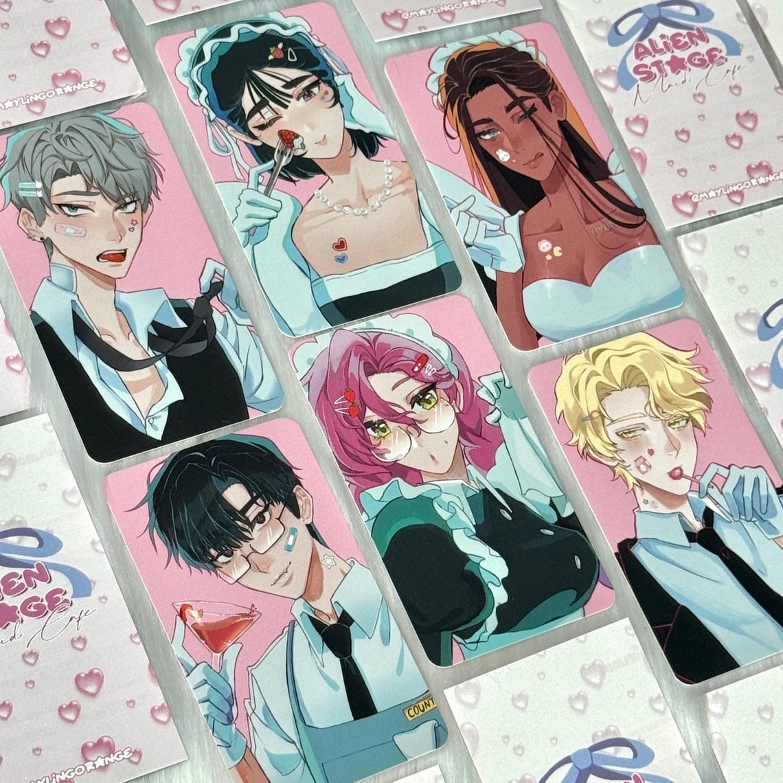 Alienstage Maid Cafe Photocards - Etsy