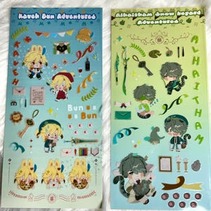 Kaveh & Alhaitham Sticker Sheets - Etsy