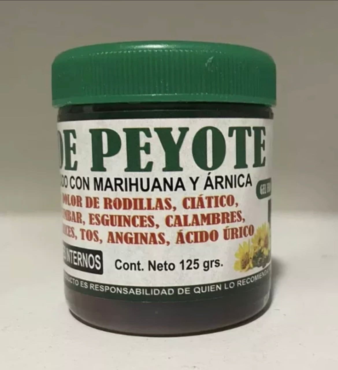 Gel De Peyote Para Dolor Muscular - Etsy