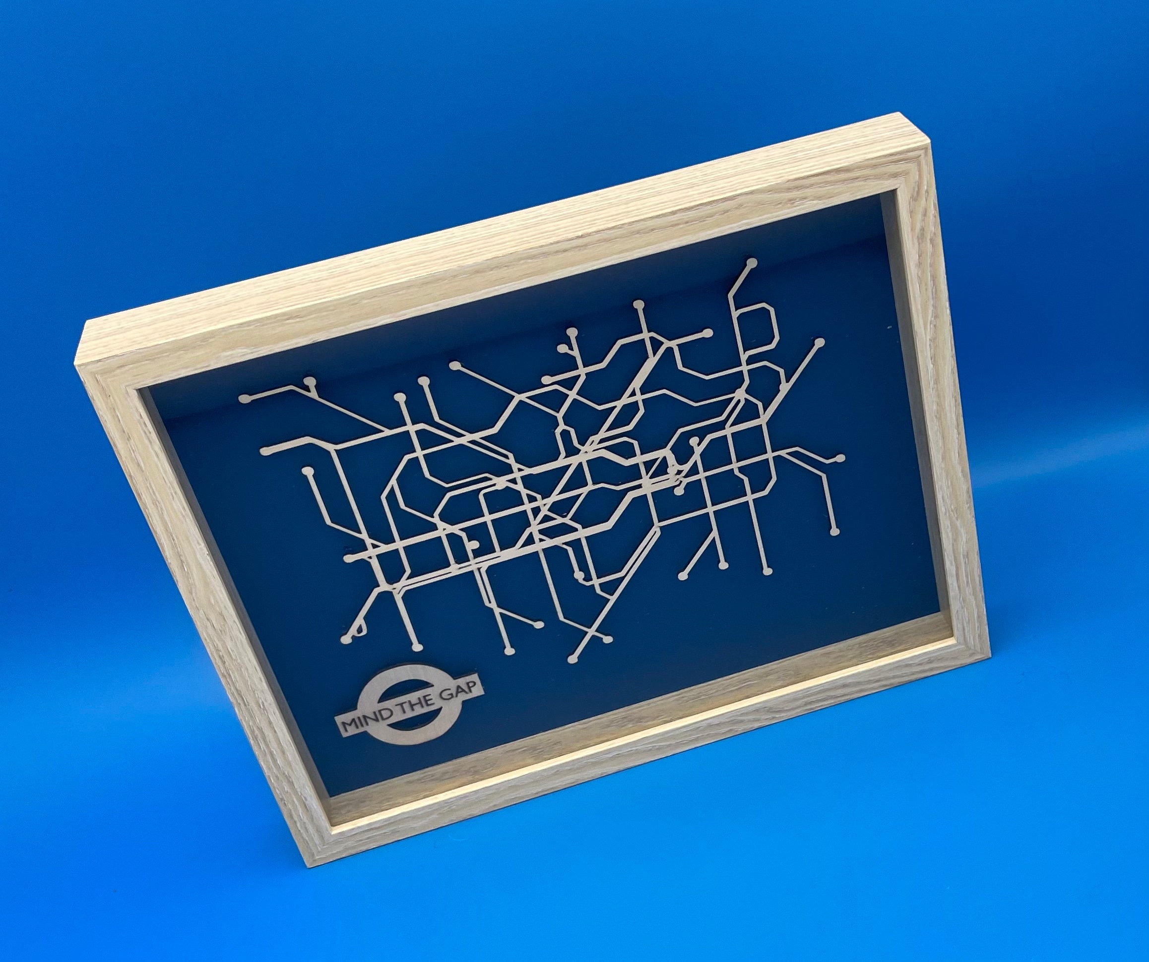 Iconic Mind the Gap London Underground Laser Cut Wood Outline - Etsy