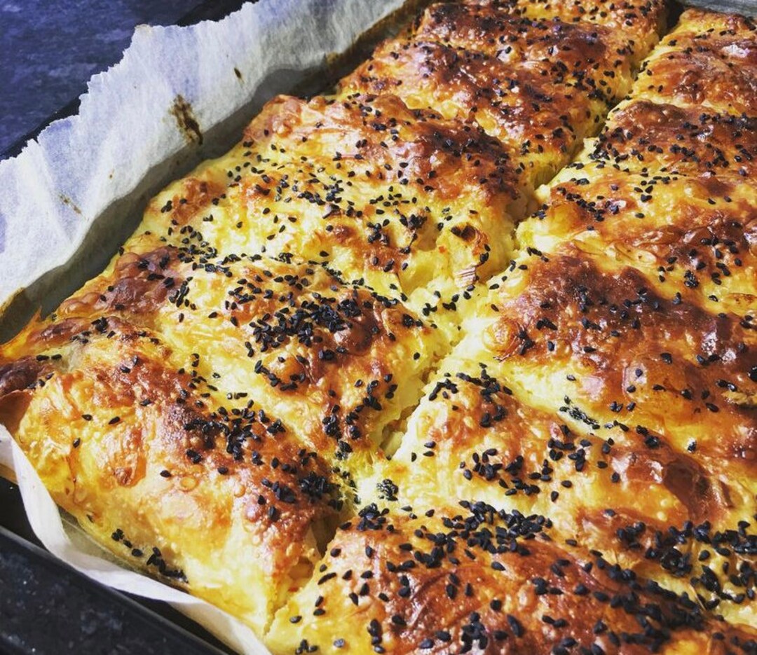 Cheese Pie, Cheesy Pastry, Borek, for Breakfast, Handmade Pastries ...