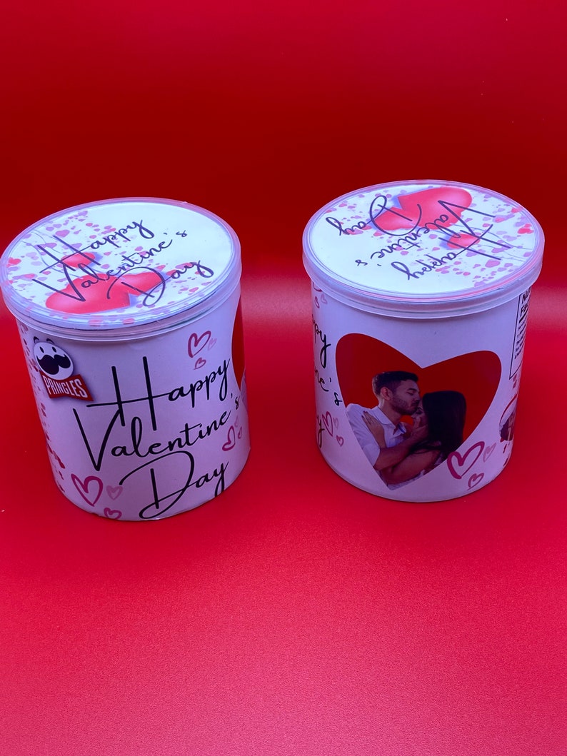 Personalized Valentine's Day Pringles Wrapper With Photo - Etsy