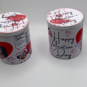 Personalized Valentine's Day Pringles Wrapper With Photo - Etsy