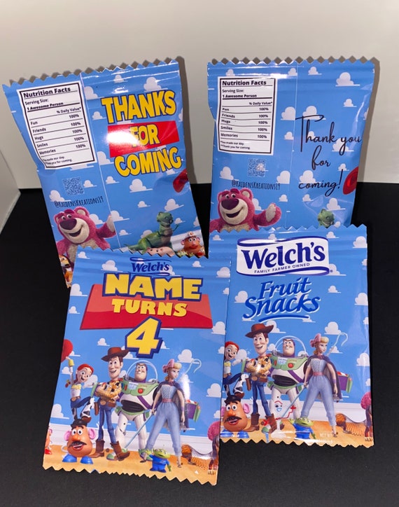Toy Story 2 Fruit Snacks Toy Story Birthday Party – The Fikes Family