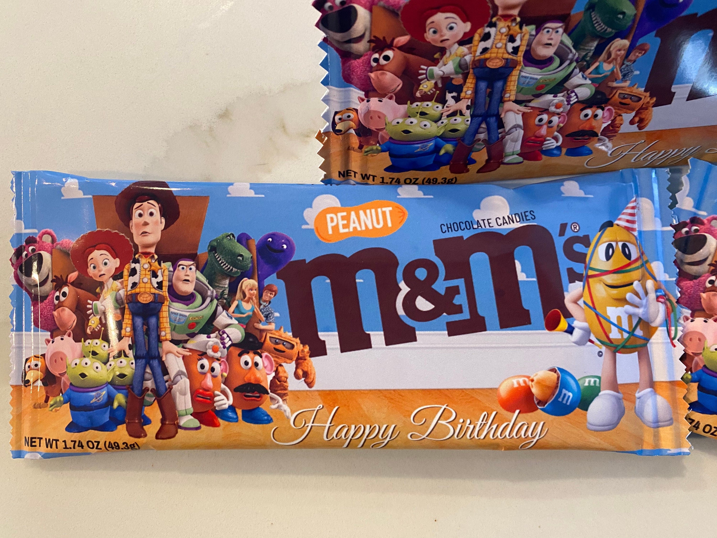 Toy Story M&M Candy Label Toy Story Party Favors Custom Candy ...