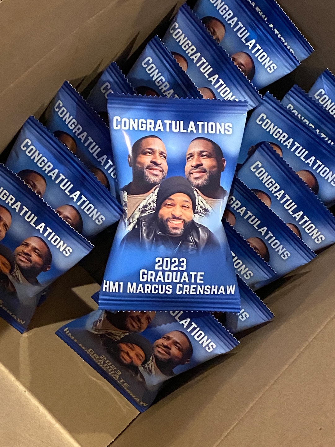 48 PC Party Bundle Custom Party Favors Custom Chips Custom Gummy Candy ...