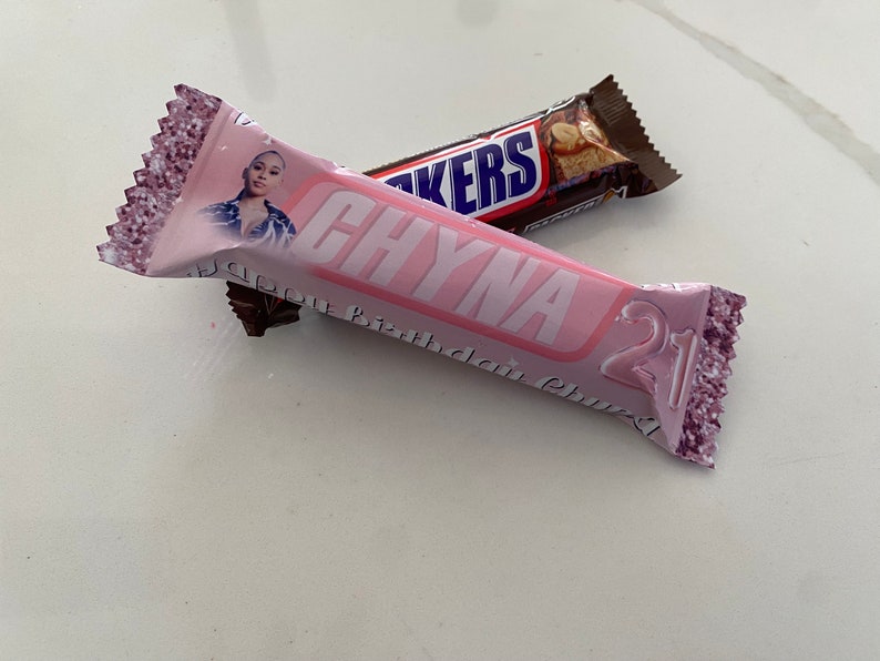 Custom Snicker Peanut Bar Wrappers | Snickers Candy Bars| Unique Favors ...