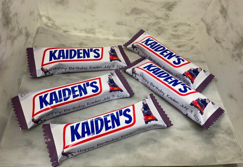 Custom Snicker Peanut Bar Wrappers | Snickers Candy Bars| Unique Favors ...