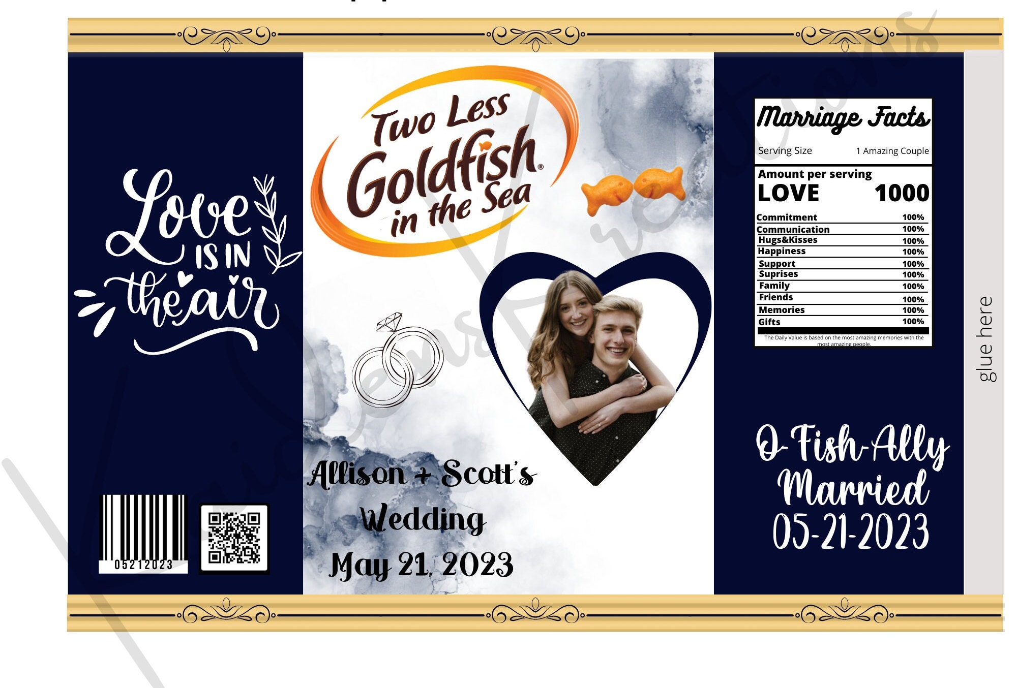 Custom Designed Cheddar Goldfish Crackers for All Events & Themes ...