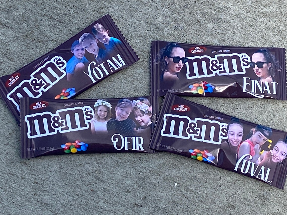 Custom Chocolate Bite Size Candy Wrappers Custom Custom - Etsy