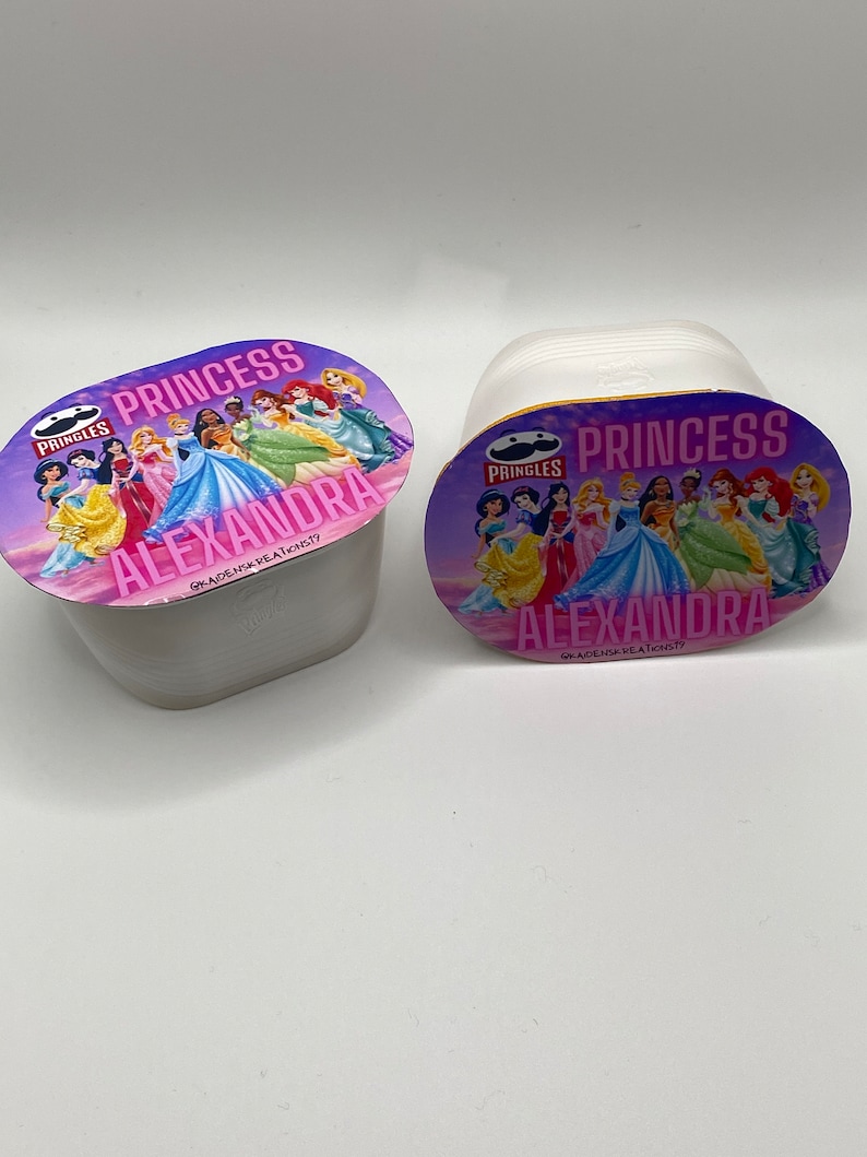 Personalized Princess Pringles | Custom Snack Stacks (digital File) - Etsy