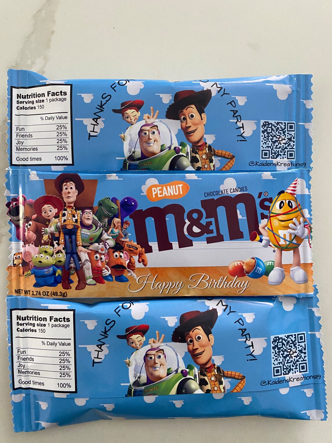 Toy Story M&M Candy Label Toy Story Party Favors Custom Candy Personalized Favors - Etsy