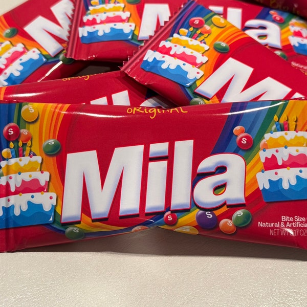 Custom Candy Wrappers - Etsy