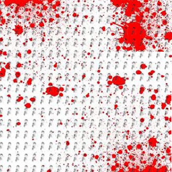 Blood Splatter Stencil - Etsy