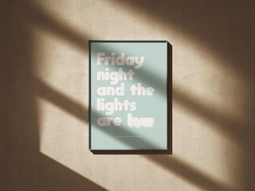 Creative Designed Typography Wall Poster | A4 | Digital Download - Etsy