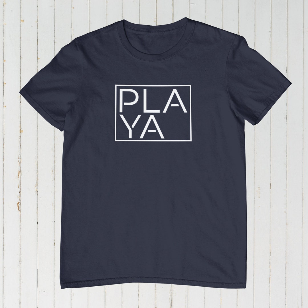 Playa Tee - Beach Text Tshirt, Beach Day Shirt, Surfer Tshirt, Gift for ...