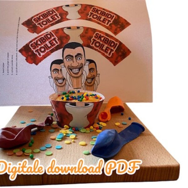 Skibidi Cake Topper - Etsy Canada
