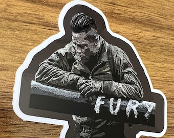 Fury Brad Pitt - Etsy