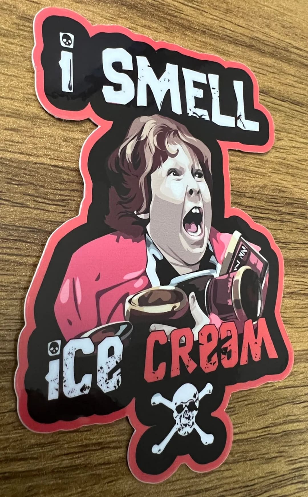 Chunk | Ice Cream | Goonies | Rocky Road | Vinyl Sticker Decal - Etsy