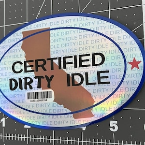 Certified Dirty Idle Vinyl Sticker | Diesel Truck Decal Pair 6 Inch - Etsy
