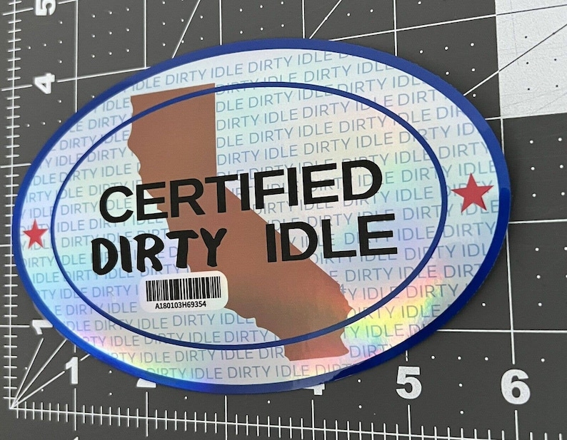 Certified Dirty Idle Vinyl Sticker | Diesel Truck Decal Pair 6 Inch - Etsy