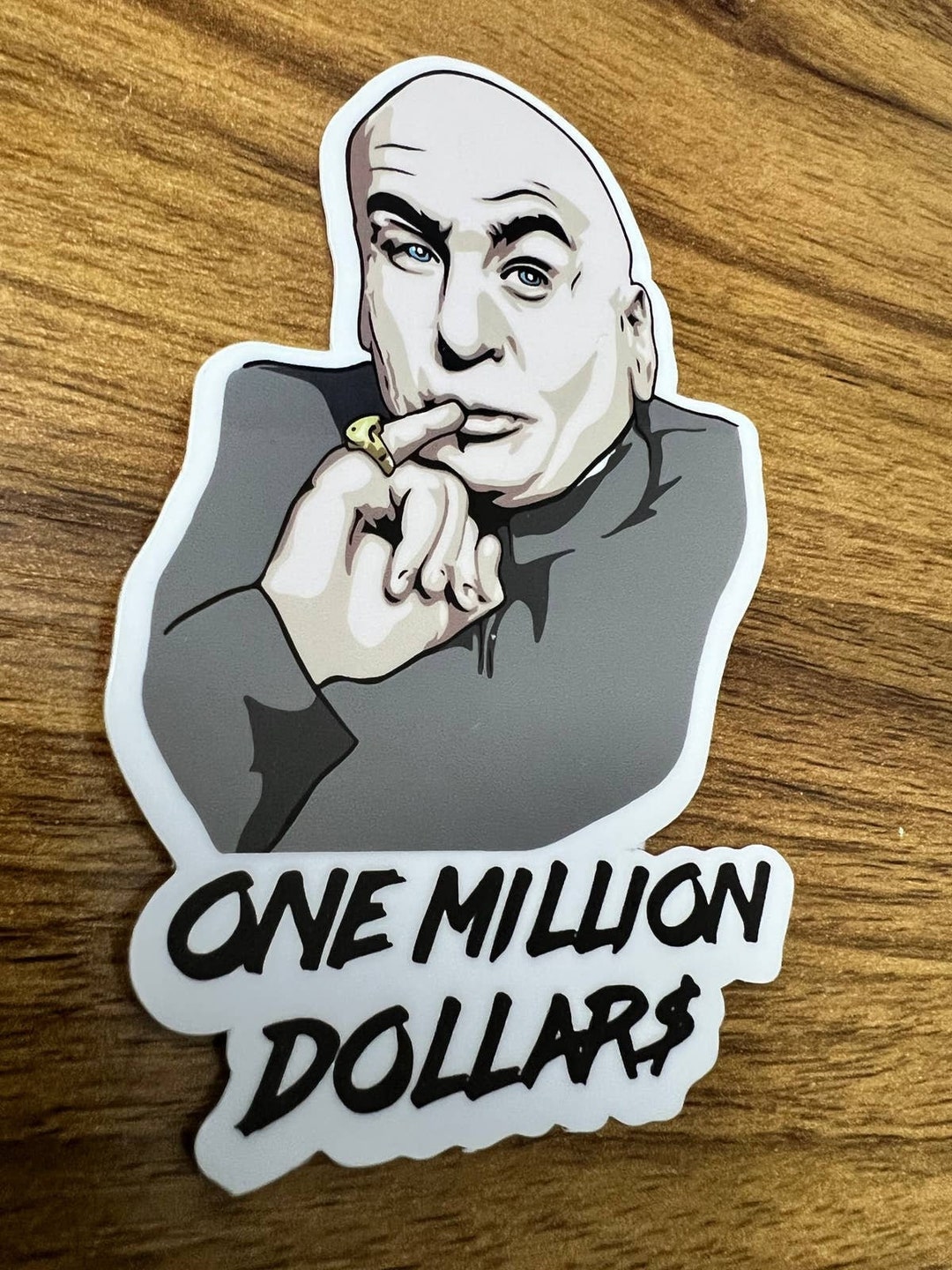 Austin Powers | Dr. Evil | Vinyl Sticker | Vinyl Decal | Laptop Sticker ...