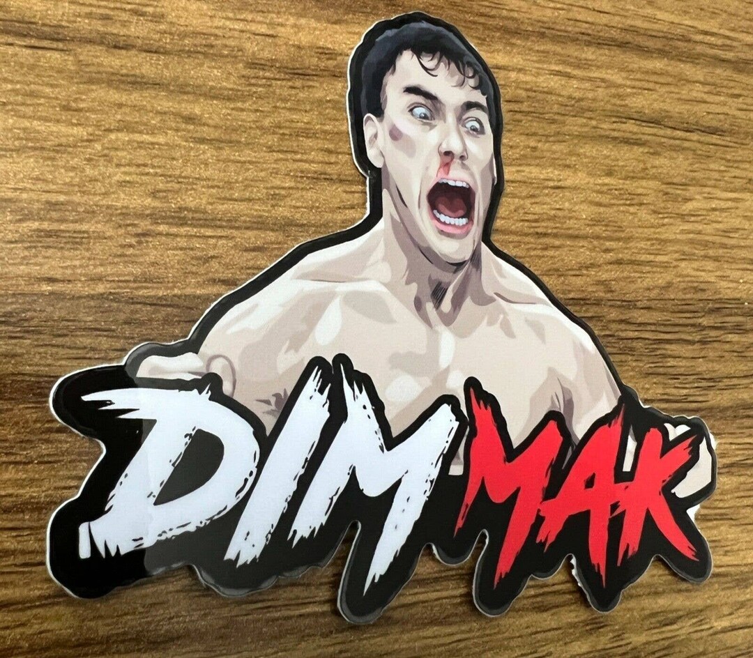 Bloodsport "dim Mak" Sticker - Etsy