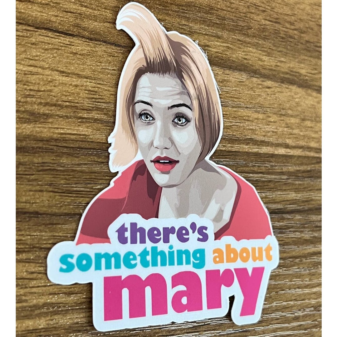 Something About Mary "hair Gel" Sticker - Etsy