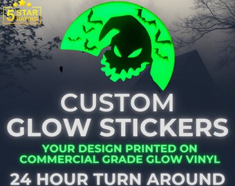 Halloween Glow Decals - Etsy