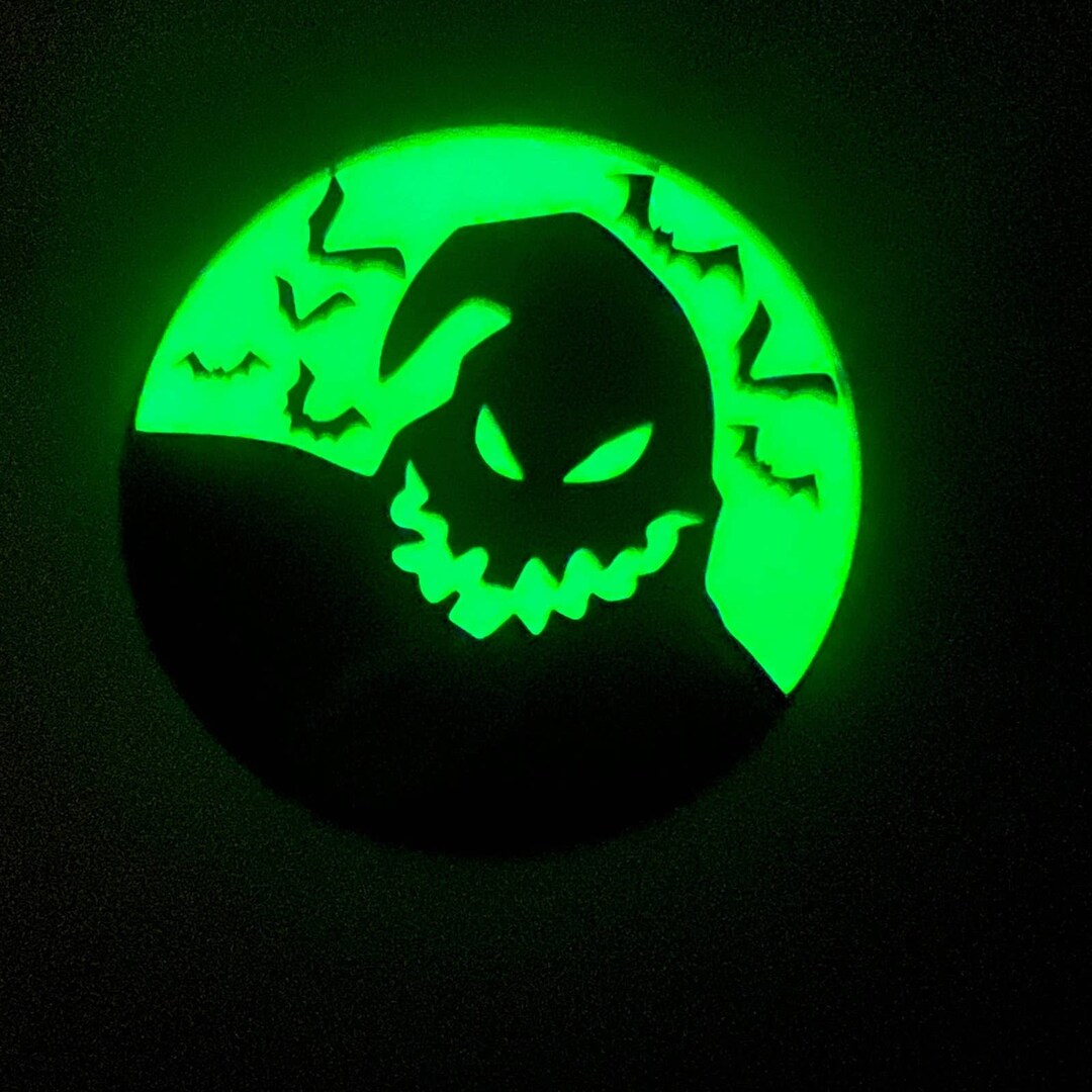 Oogie Boogie Sticker | Glow in the Dark | Halloween Vinyl Decal - Etsy