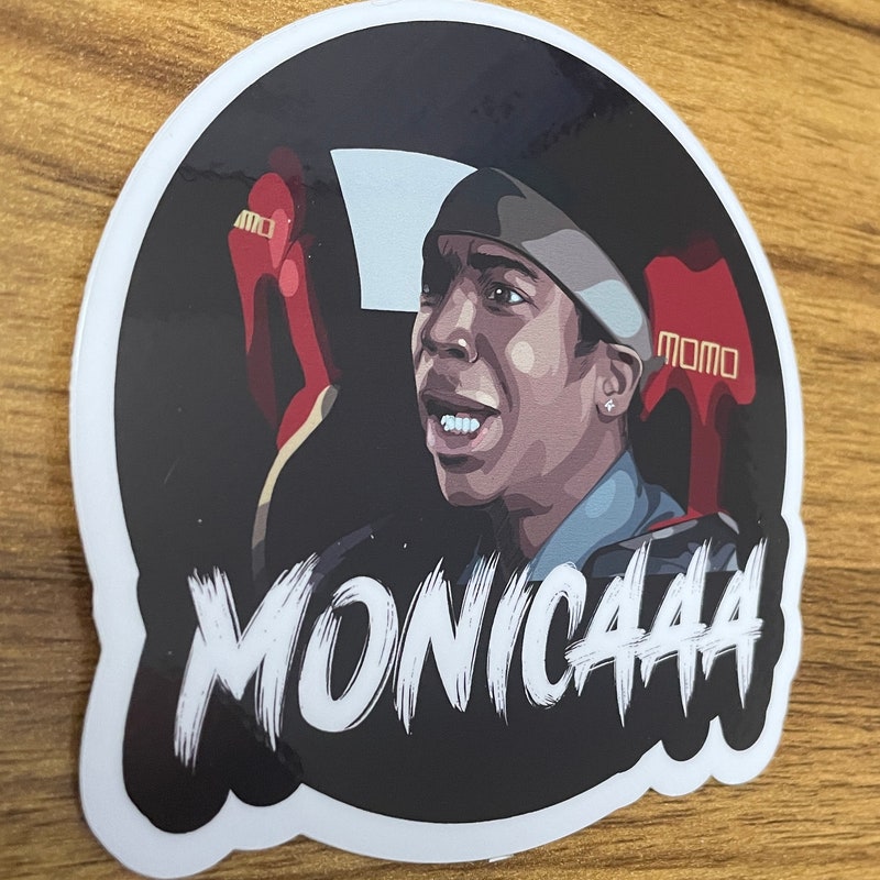 Funny Monica Sticker - Etsy