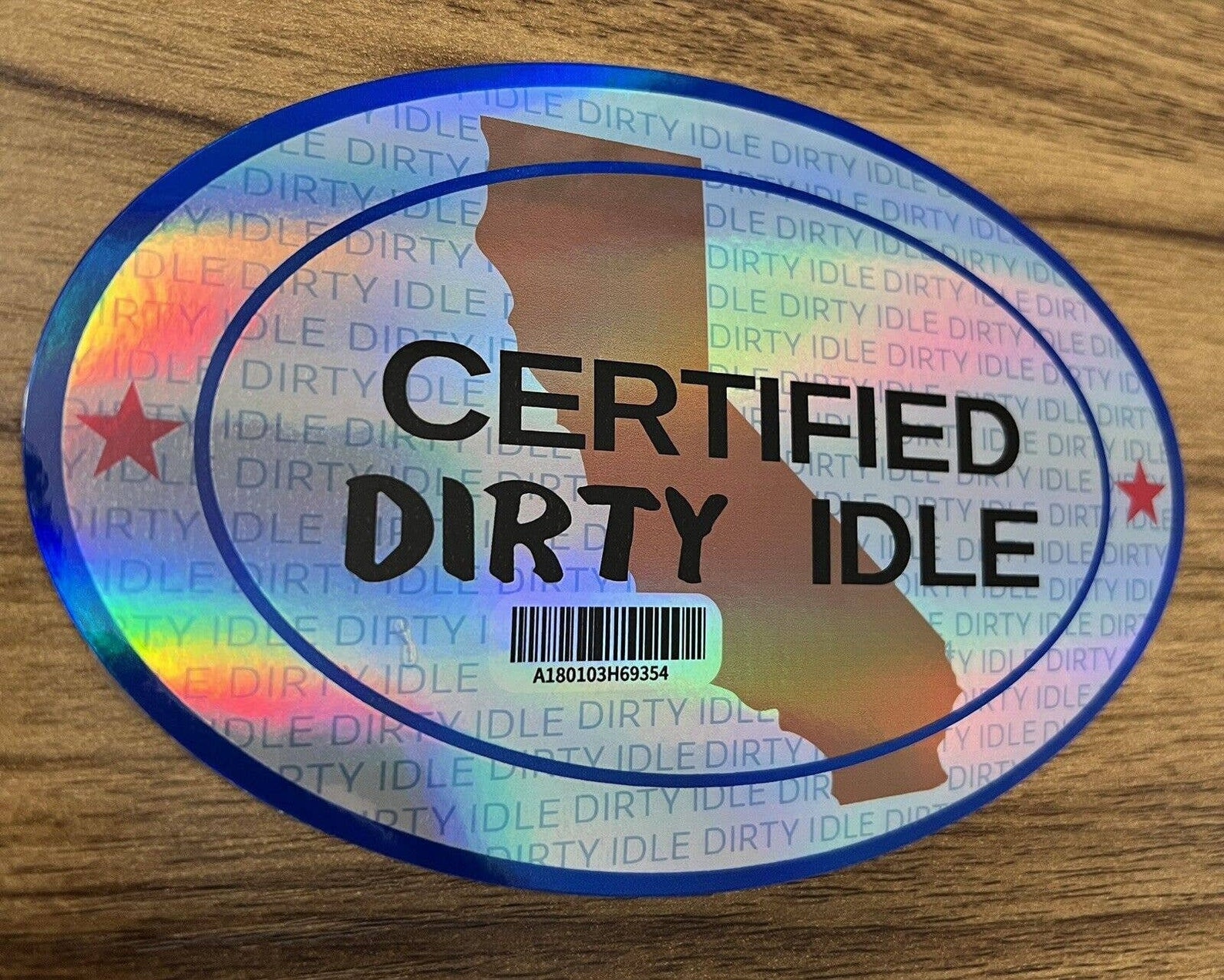 Certified dirty Idle Vinyl Sticker Decal All - Etsy